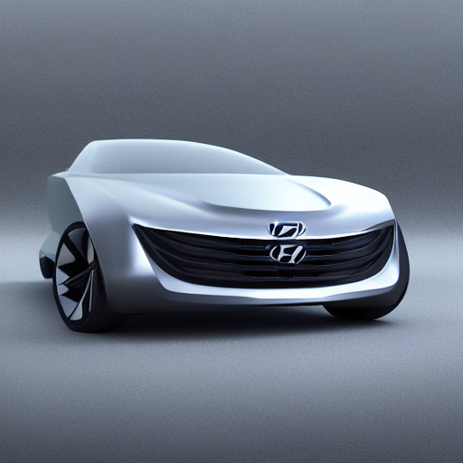 Stable Diffusion prompt: Hyundai angular concept car, 3d ...