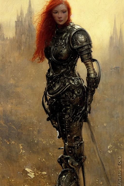Stable Diffusion prompt: short muscular redhead young wom...