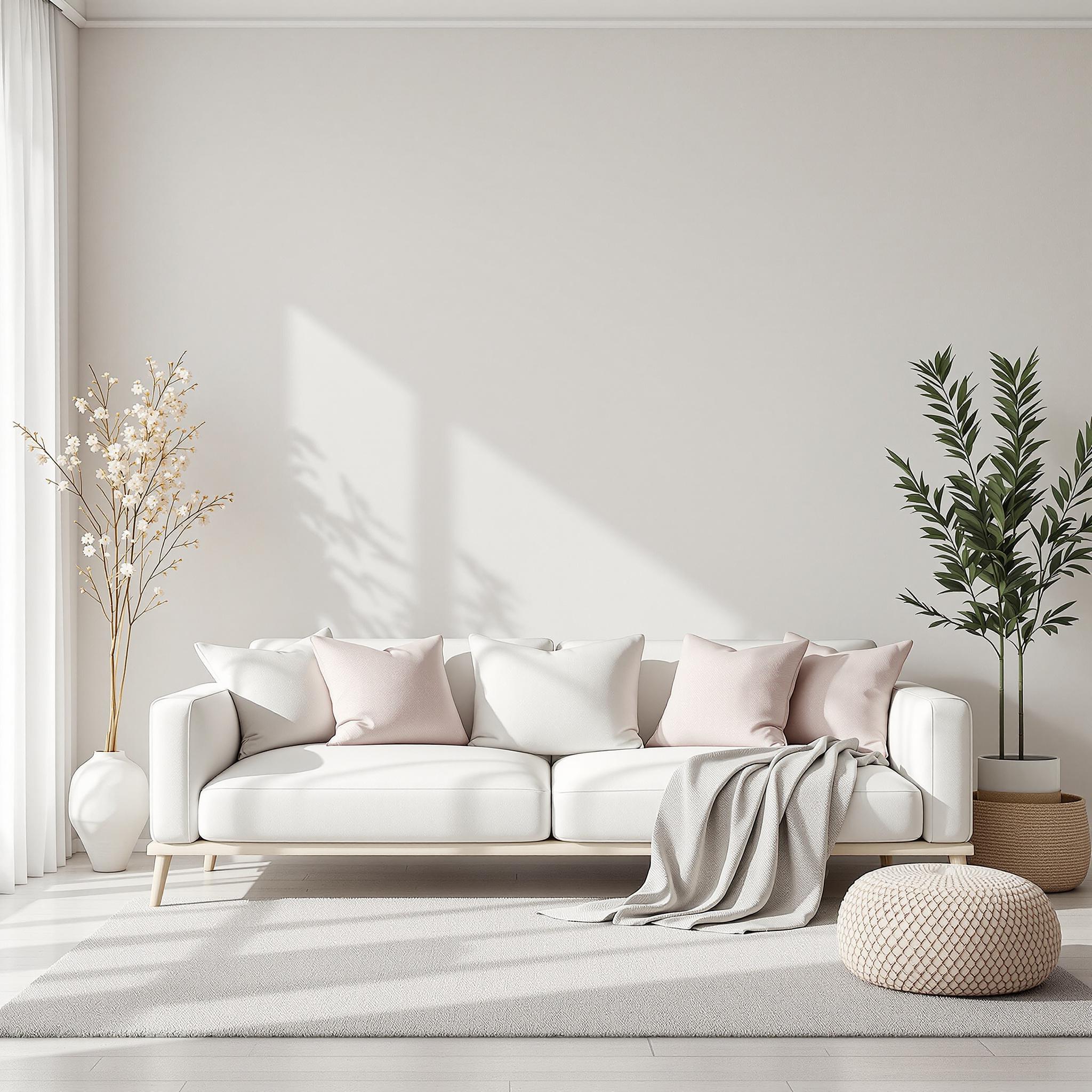 FLUX prompt: Modern living room concept, White Scandinavi...