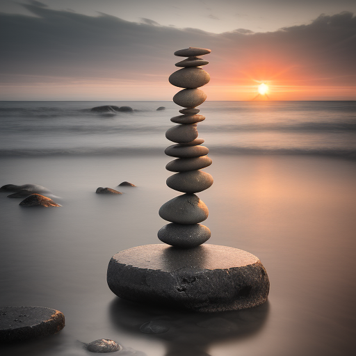 DreamShaper prompt: award winning photography of balanced...