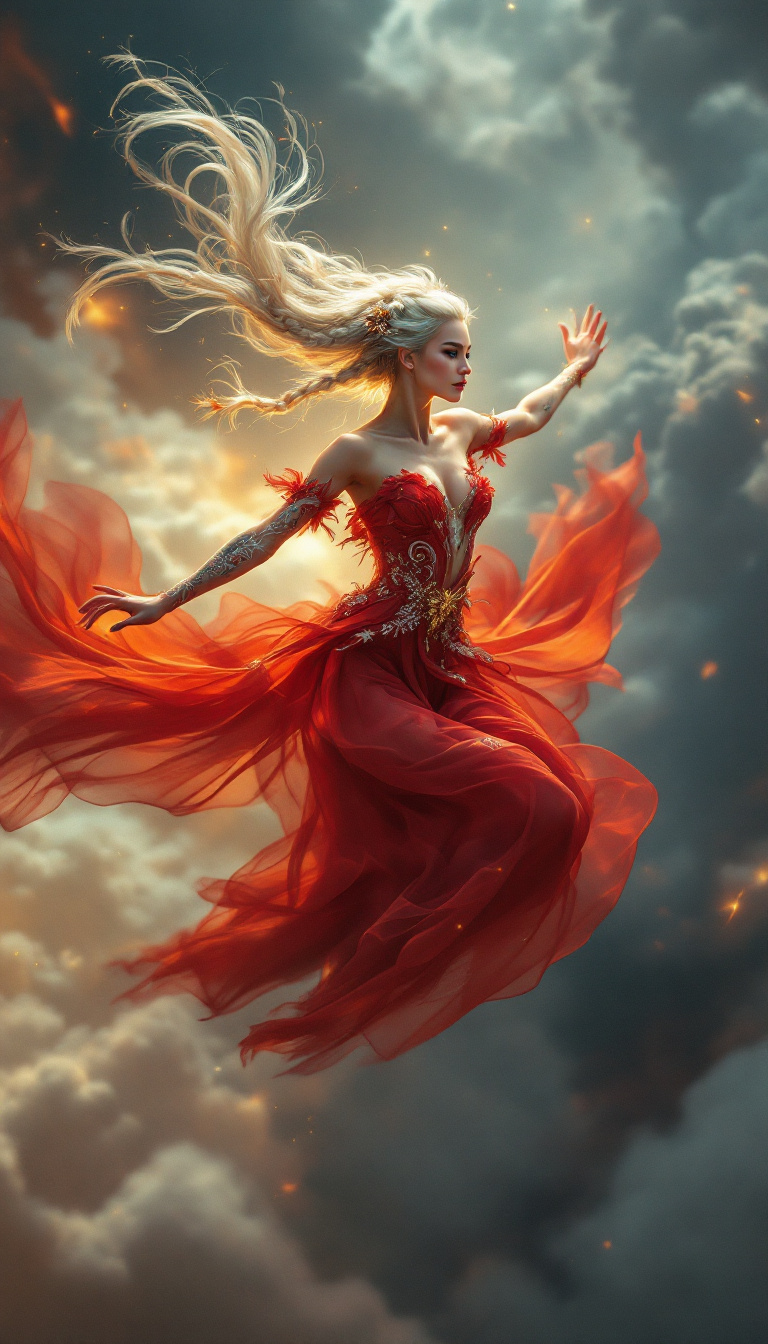 FLUX prompt: An ultra-realistic, full-body action shot of...