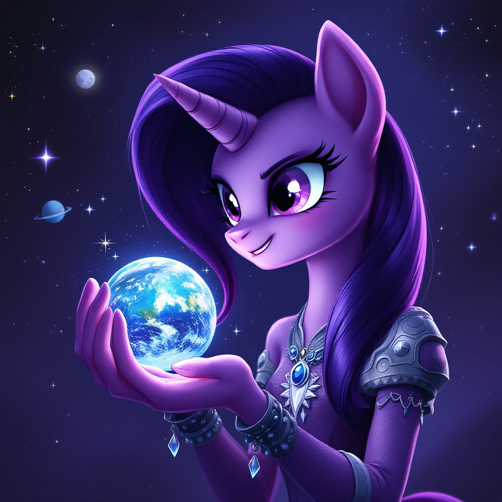 FLUX prompt: beautiful twilight sparkle, anthropomorphic,...