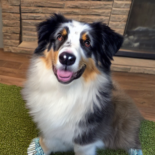 Stable Diffusion prompt: gorgeous australian shepherd, lo...