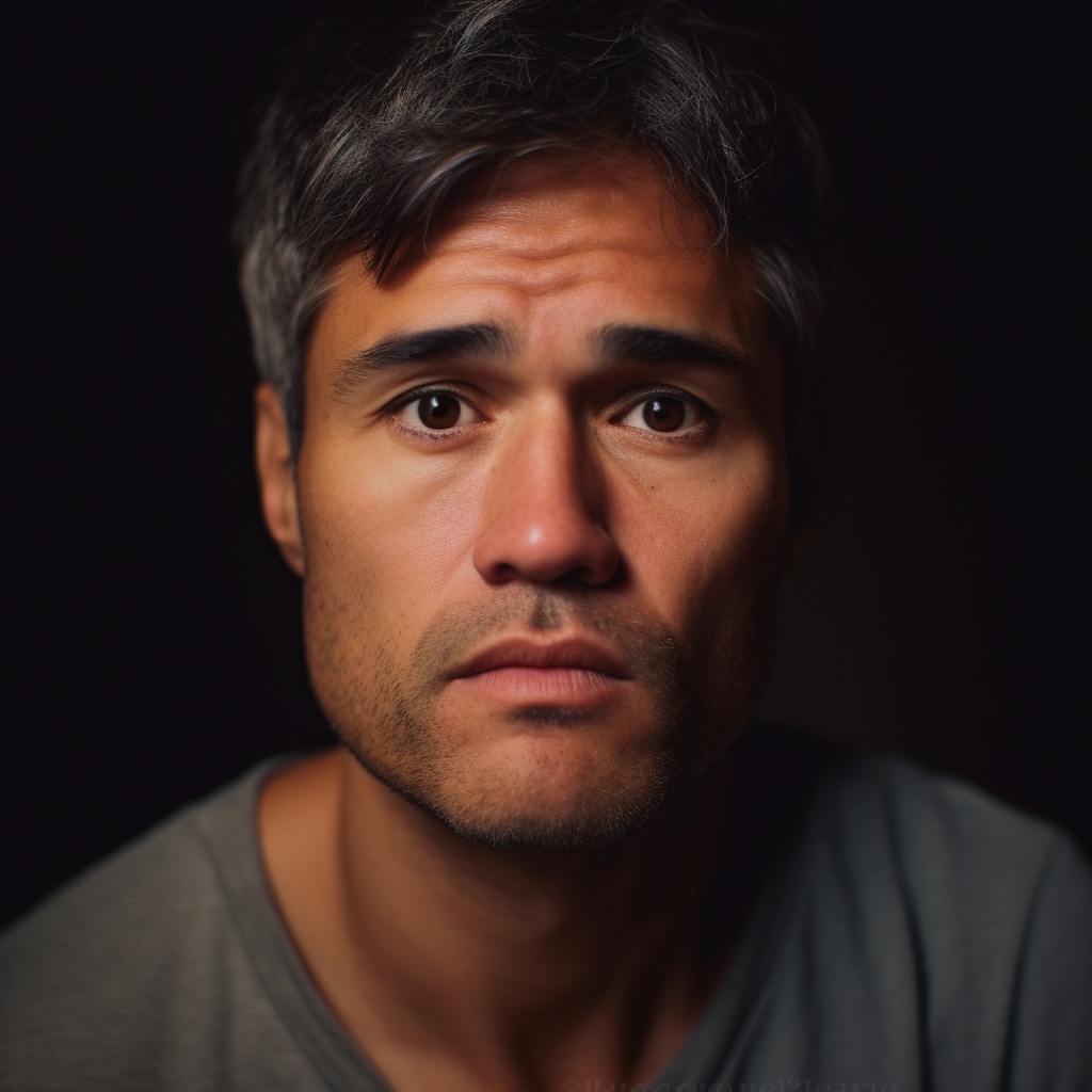 Midjourney prompt: a ultra realistic portrait of a man, h...