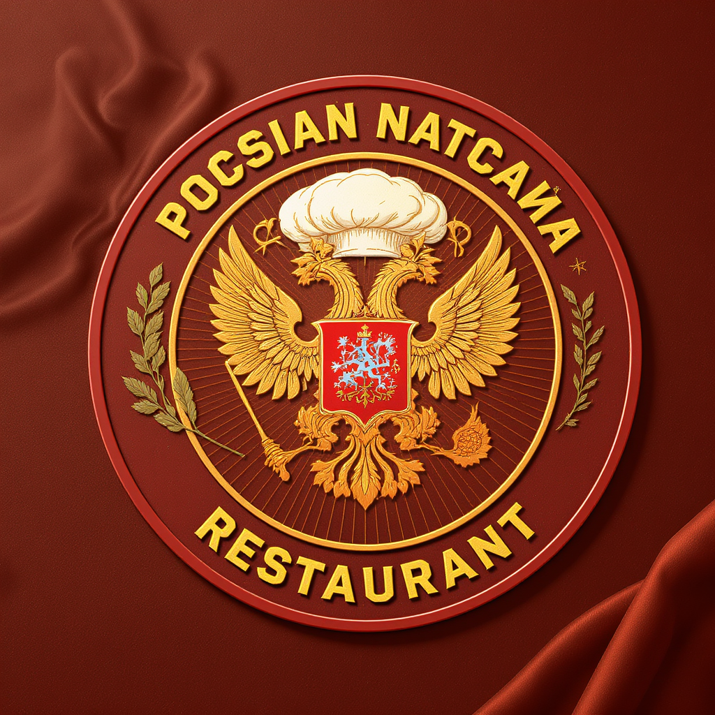 FLUX prompt: create the logo with 3d style about russian ...