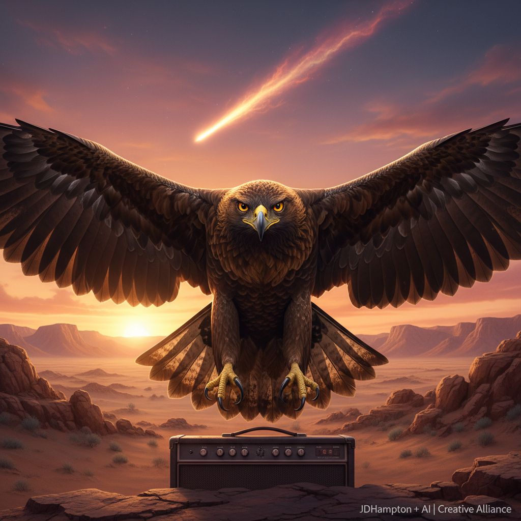 Nano Banana prompt: A Tribute to the Wedge Tailed Eagle w...