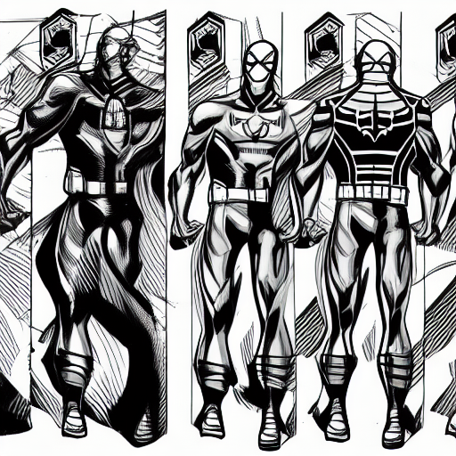 Stable Diffusion prompt: Superhero with a combination of ...