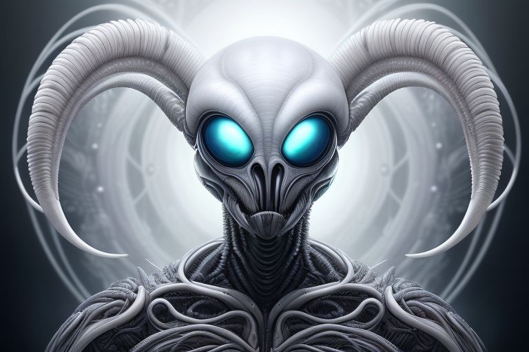 Stable Diffusion prompt: future vision, human from an oth...