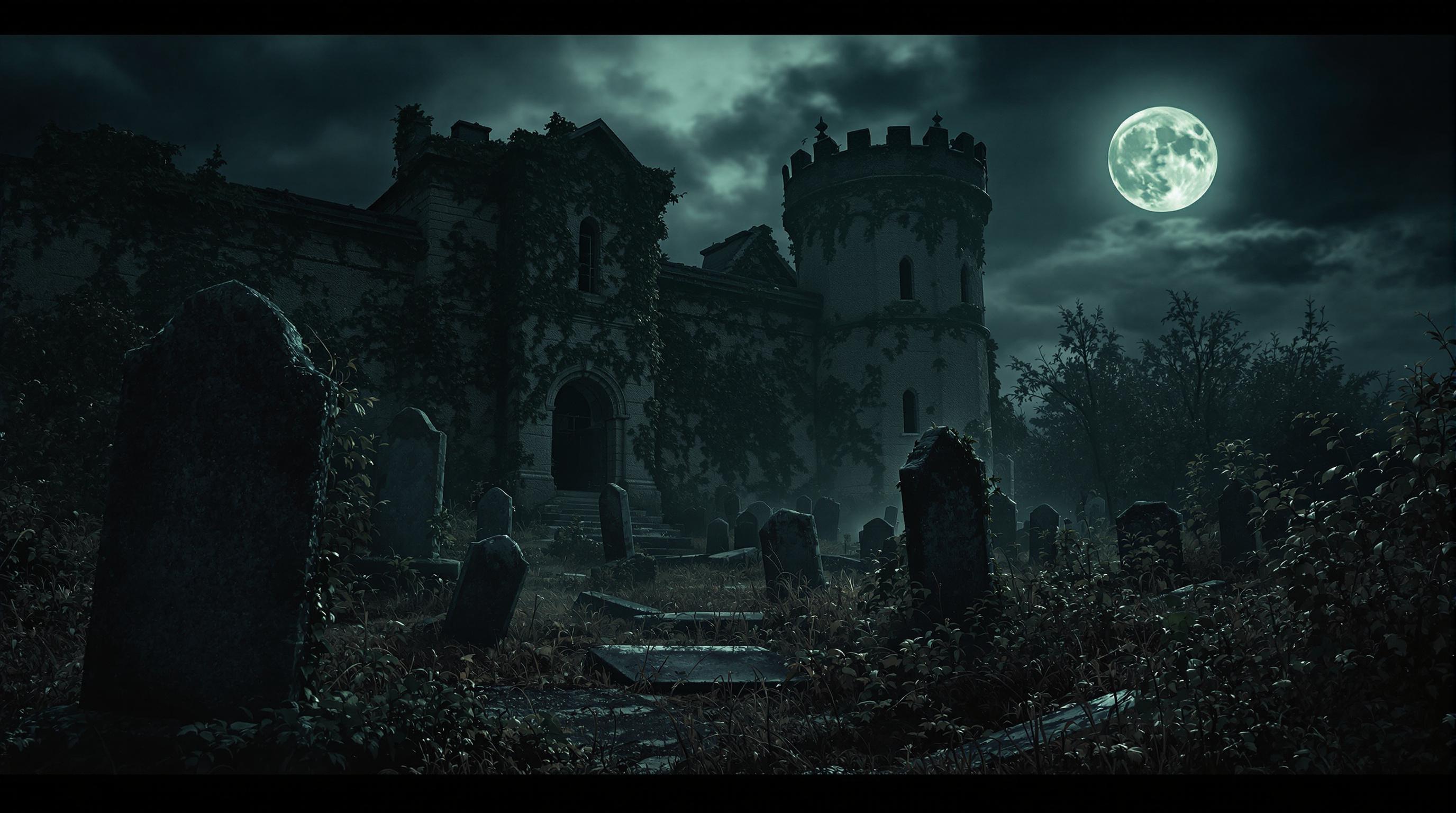 FLUX prompt: The image depicts a hauntingly beautiful gra...