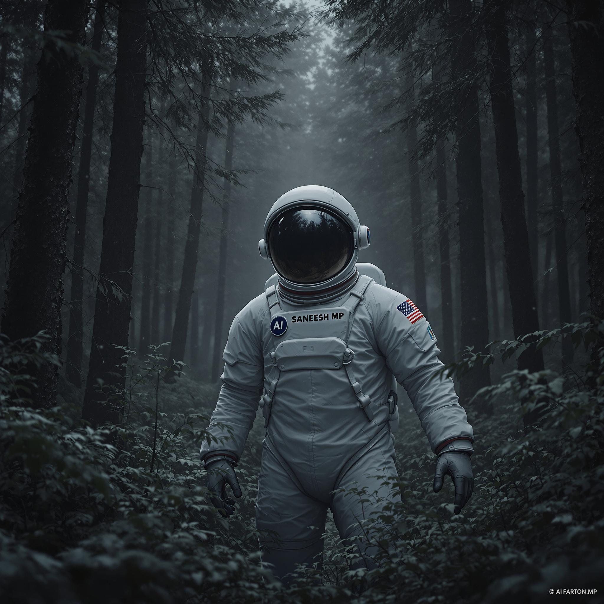 FLUX prompt: Realistic image of an Astronaut in a heavy f...
