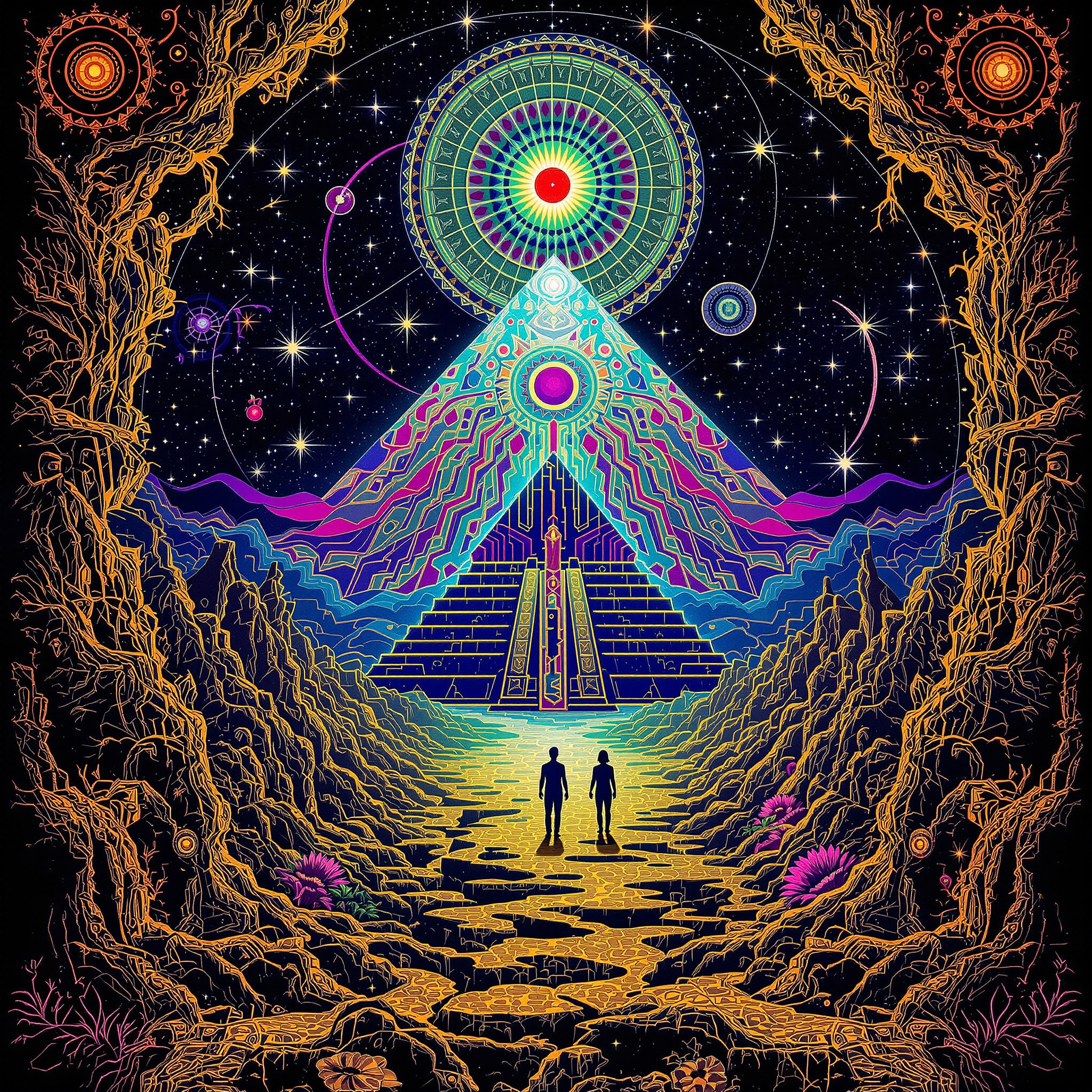 FLUX prompt: Psychedelic, trippy , psychedelic. Code Crac...