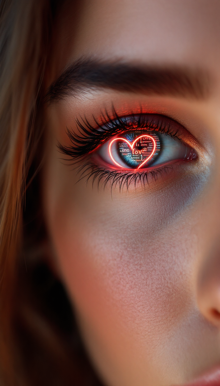 FLUX prompt: Close-up of a stunningly beautiful woman’s f...