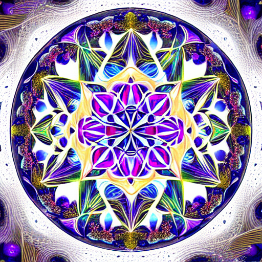 Stable Diffusion prompt: Mandala altar, flower of life, f...