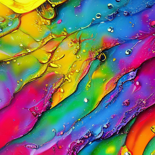 Stable Diffusion prompt: fluid abstract painting saturate...