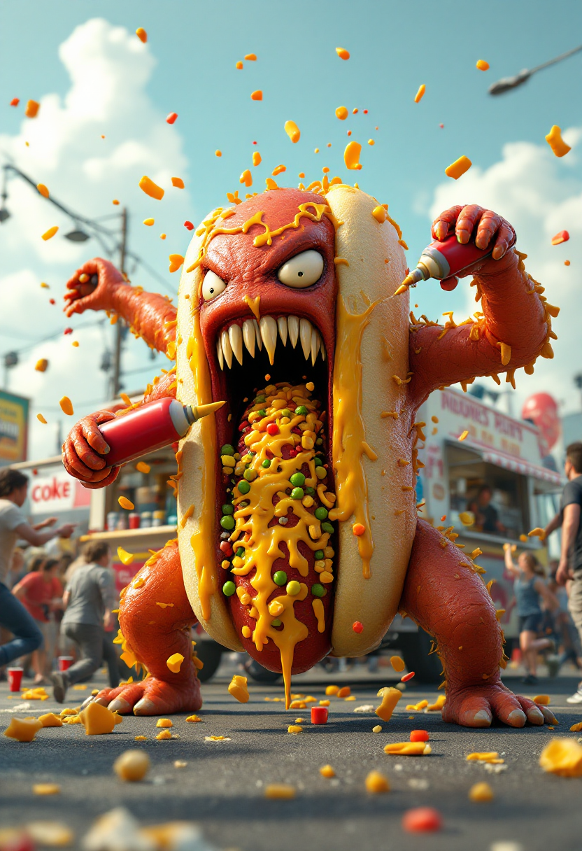 FLUX prompt: A 3D (8K) photorealistic (hyper- detailed) i...