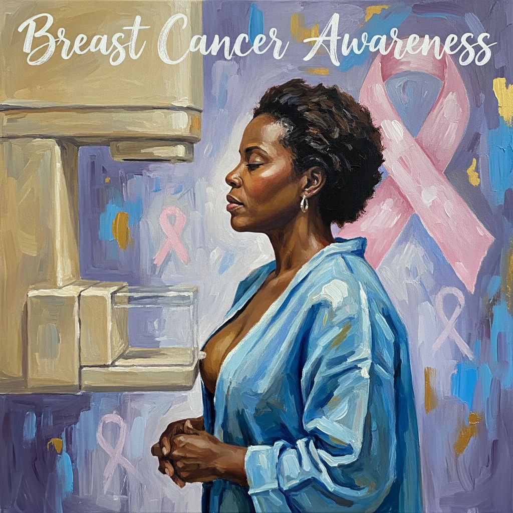 Nano Banana prompt: acrylic oil painting of an African Am...