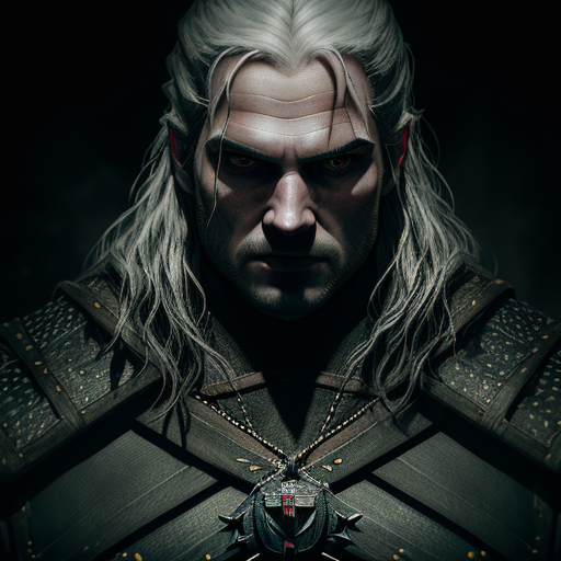 DreamShaper prompt: The Witcher, in the style of Christop...
