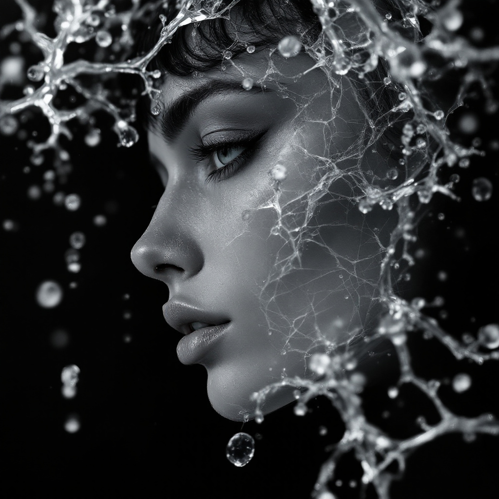 FLUX prompt: A hyper-realistic and professional work with...