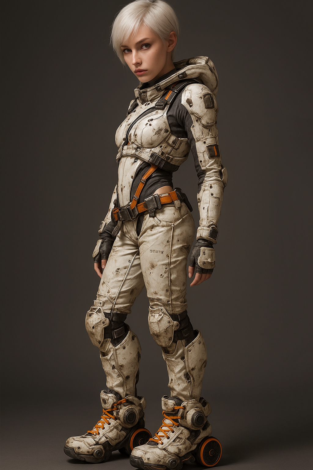 ChatGPT Image prompt: { "scene": "Studio character por...