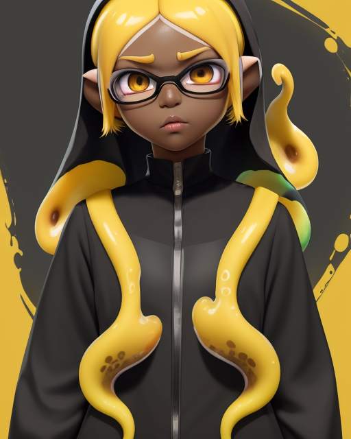 DreamShaper prompt: splatoon, inkling, nun outfit, satura...