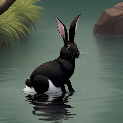 DreamShaper prompt: a black tail jack rabbit named Mario,...