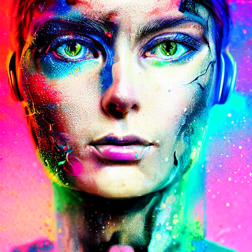 Stable Diffusion prompt: nft style,beautiful perfect face...