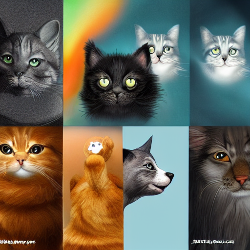 Stable Diffusion prompt: dog theme logo, cat theme banner...