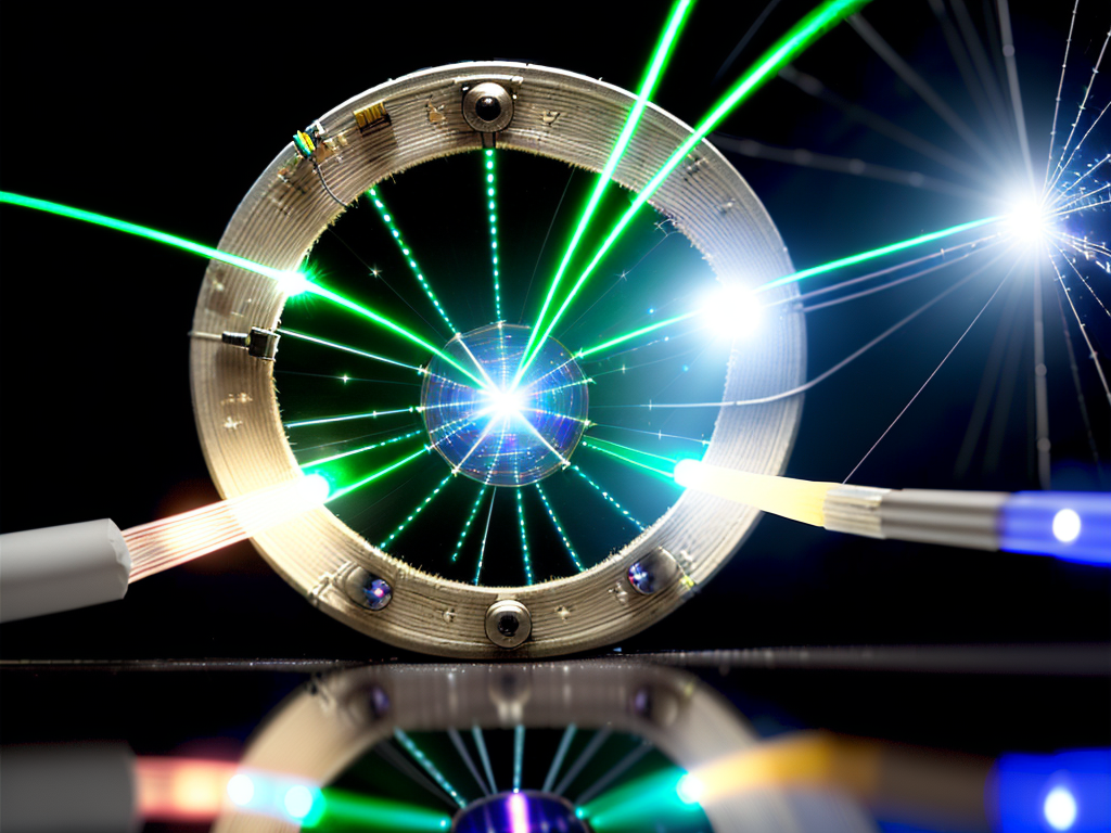 DreamShaper prompt: photorealism. fiber optic emitter. a ...