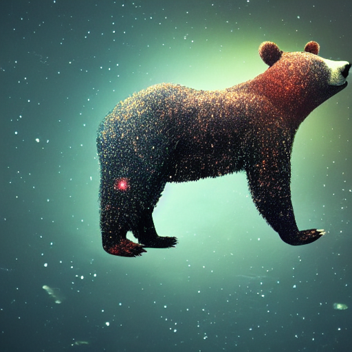 Stable Diffusion prompt: 'Midjourney v3 style, galaxies,