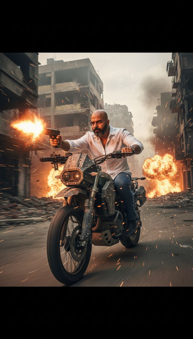 Nano Banana prompt: ""Start with a close-up on the man's ...