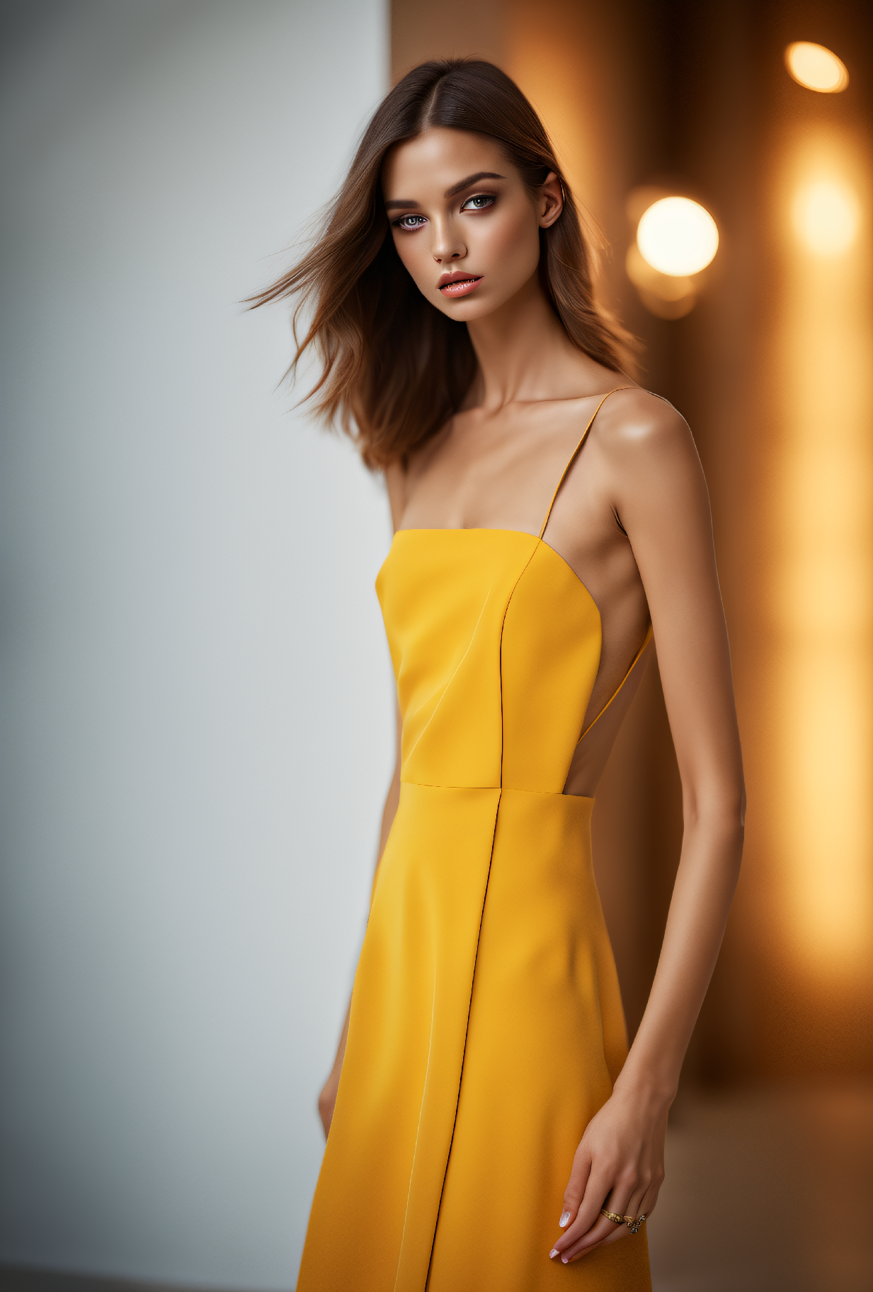 Stable Diffusion prompt: Fashion editorial style pictoria...