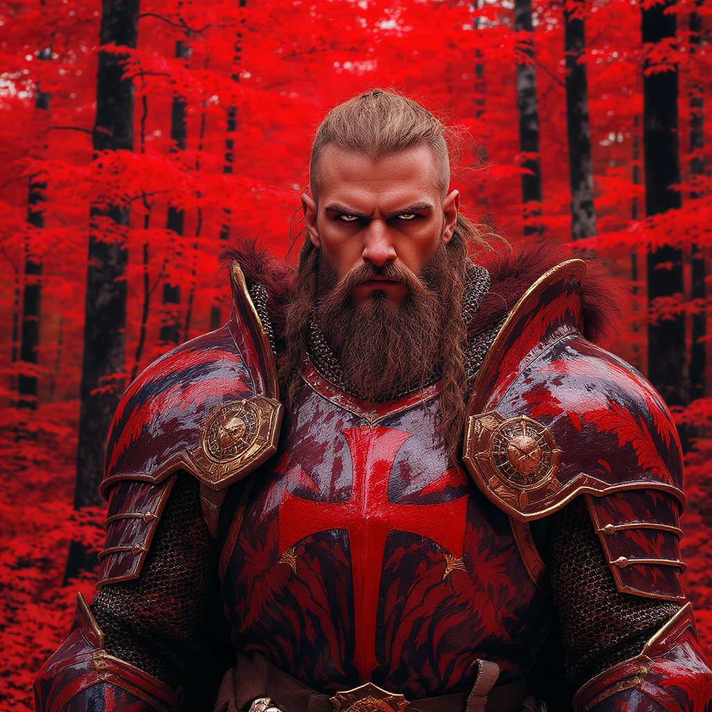 FLUX prompt: /imagine prompt: Create an avatar of a warri...