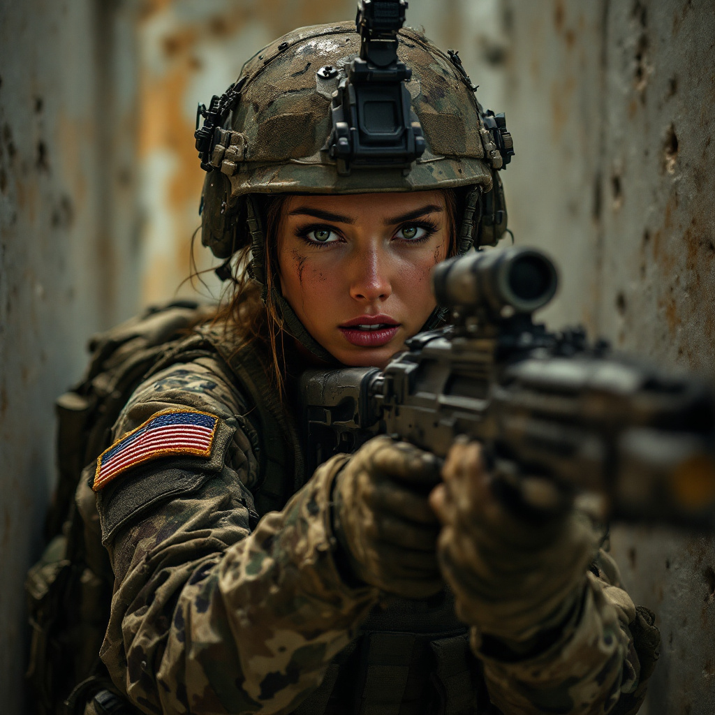 FLUX prompt: war photography, (cinematic lighting:1.1), h...