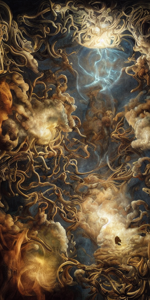Stable Diffusion prompt: raytraced render and digital pai...