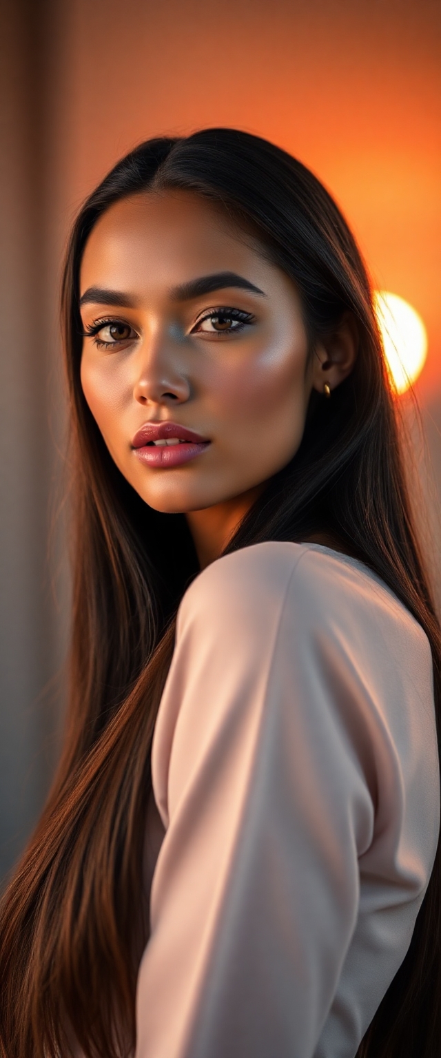 FLUX prompt: "Professional portrait photograph, epic scal...