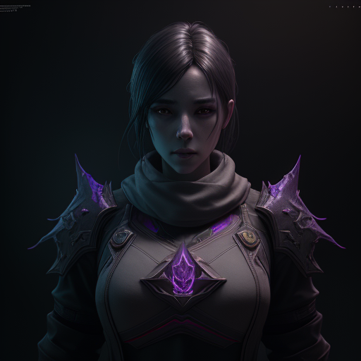 DreamShaper prompt: character design, void arcanist, mist...