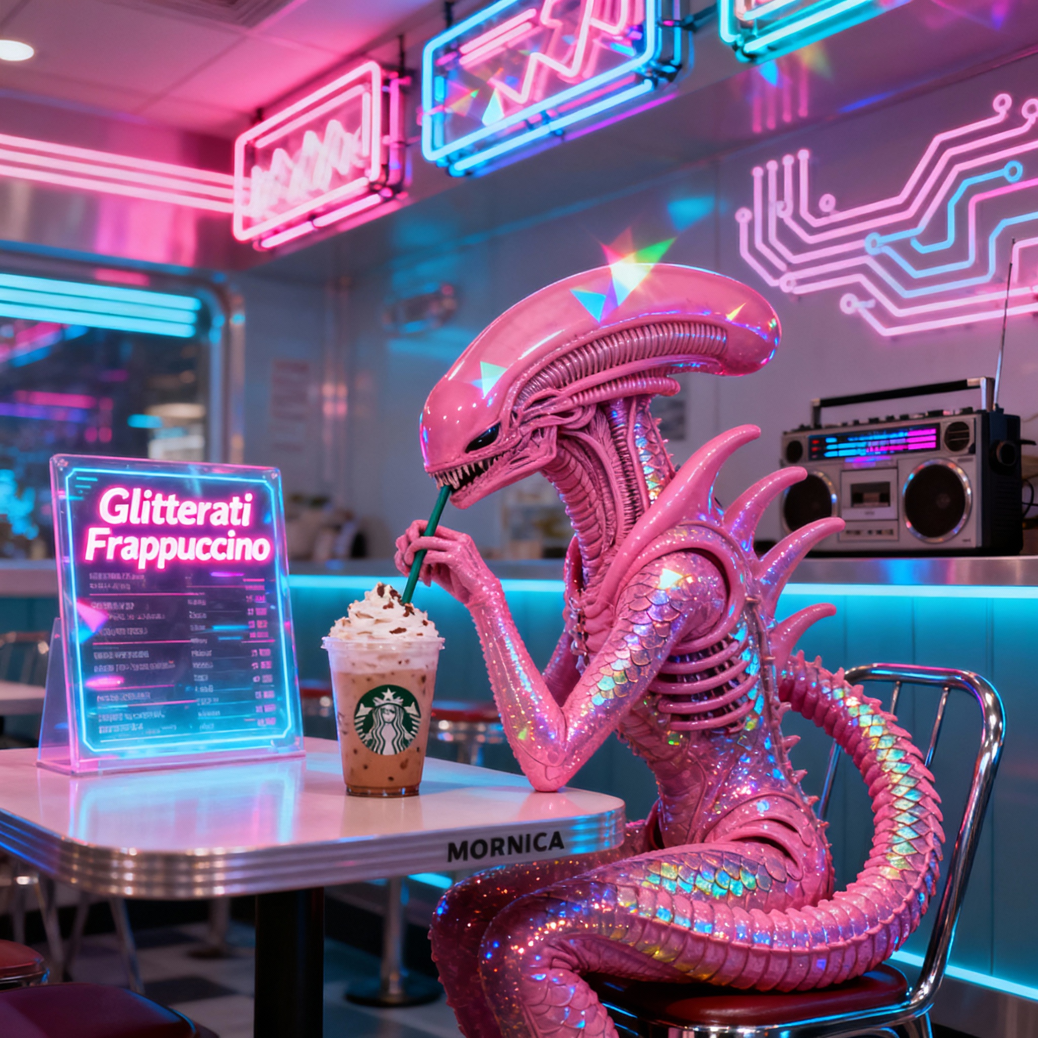 Seedream 4 prompt: Hyper realistic 80s photograph style o...