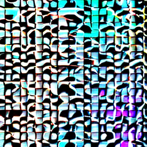 Stable Diffusion prompt: seamless pattern holographic gra...