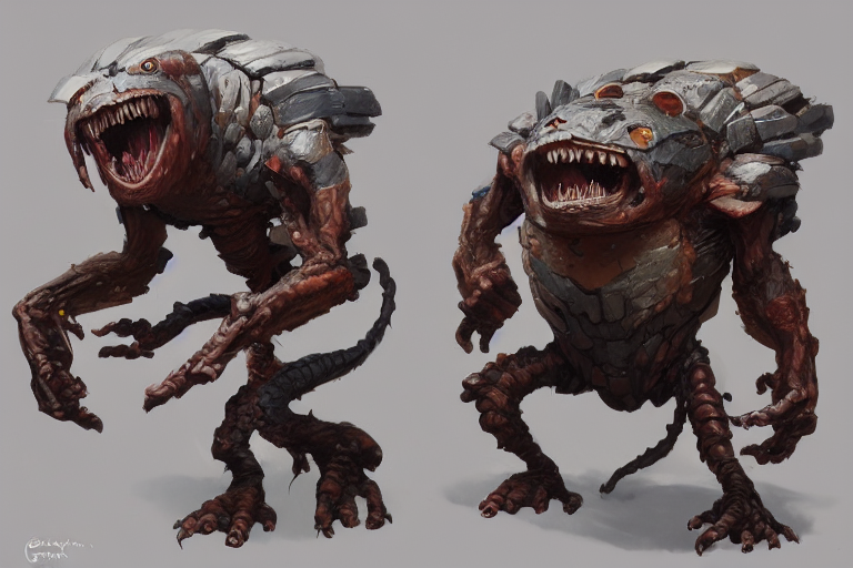 Stable Diffusion prompt: mimic disguised as a barrel, dis...