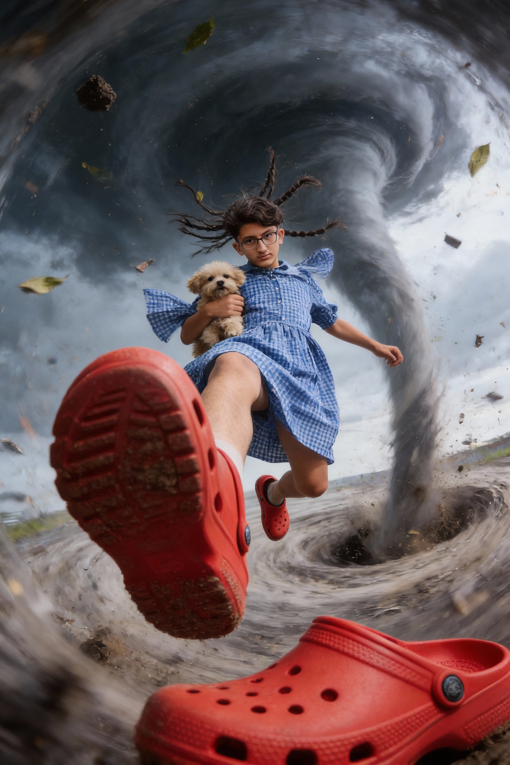 Hero prompt: { "scene": { "setting": "inside a swir...