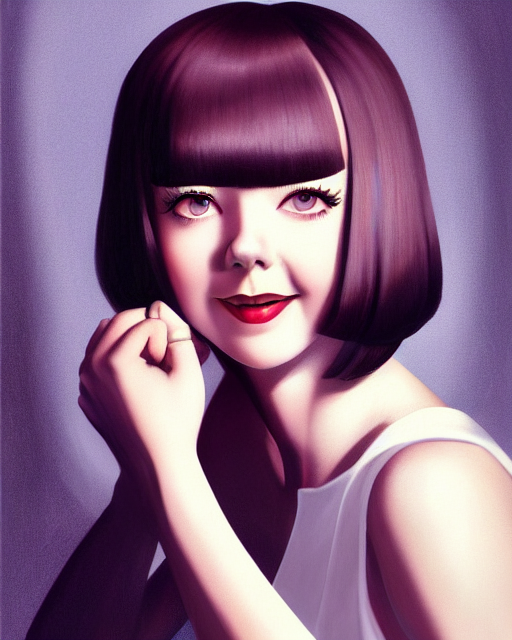 Stable Diffusion prompt: colleen moore 2 2 years old, bob...
