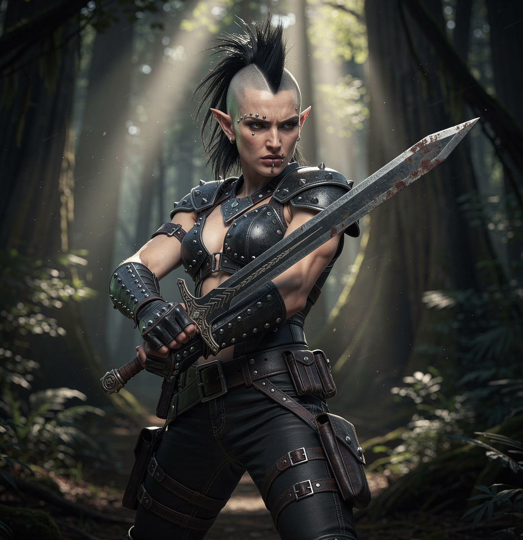 FLUX prompt: mid-torso shot, photorealistic, cinematic: a...