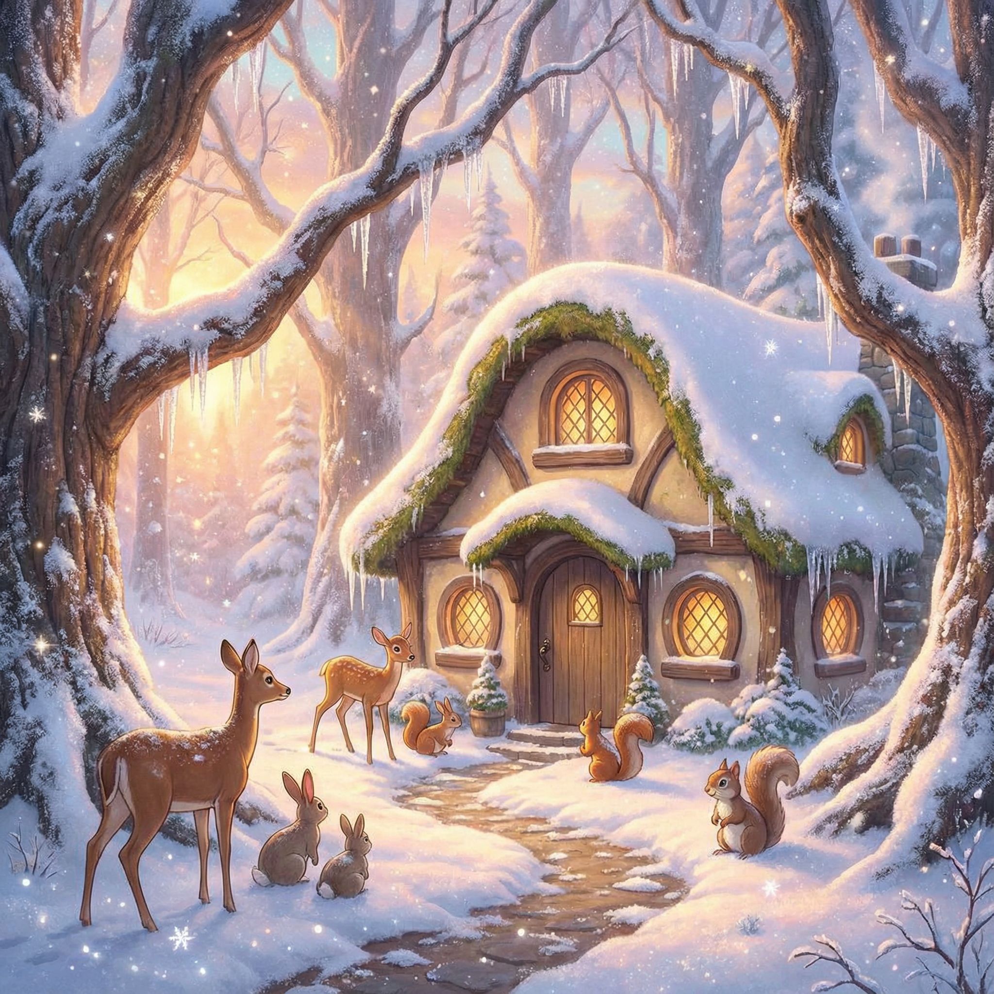 Nano Banana prompt: A whimsical Disney-inspired hobbit fa...