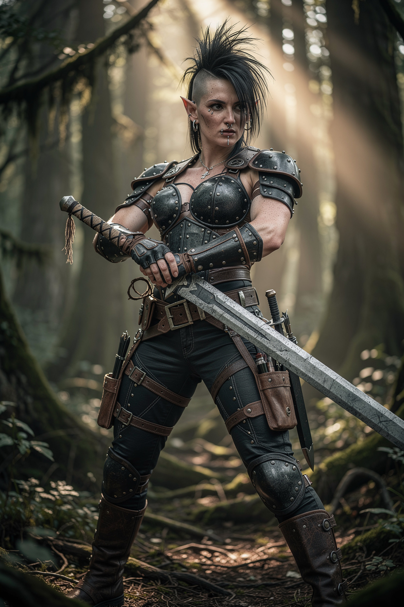 FLUX prompt: mid-torso shot, photorealistic, cinematic: a...