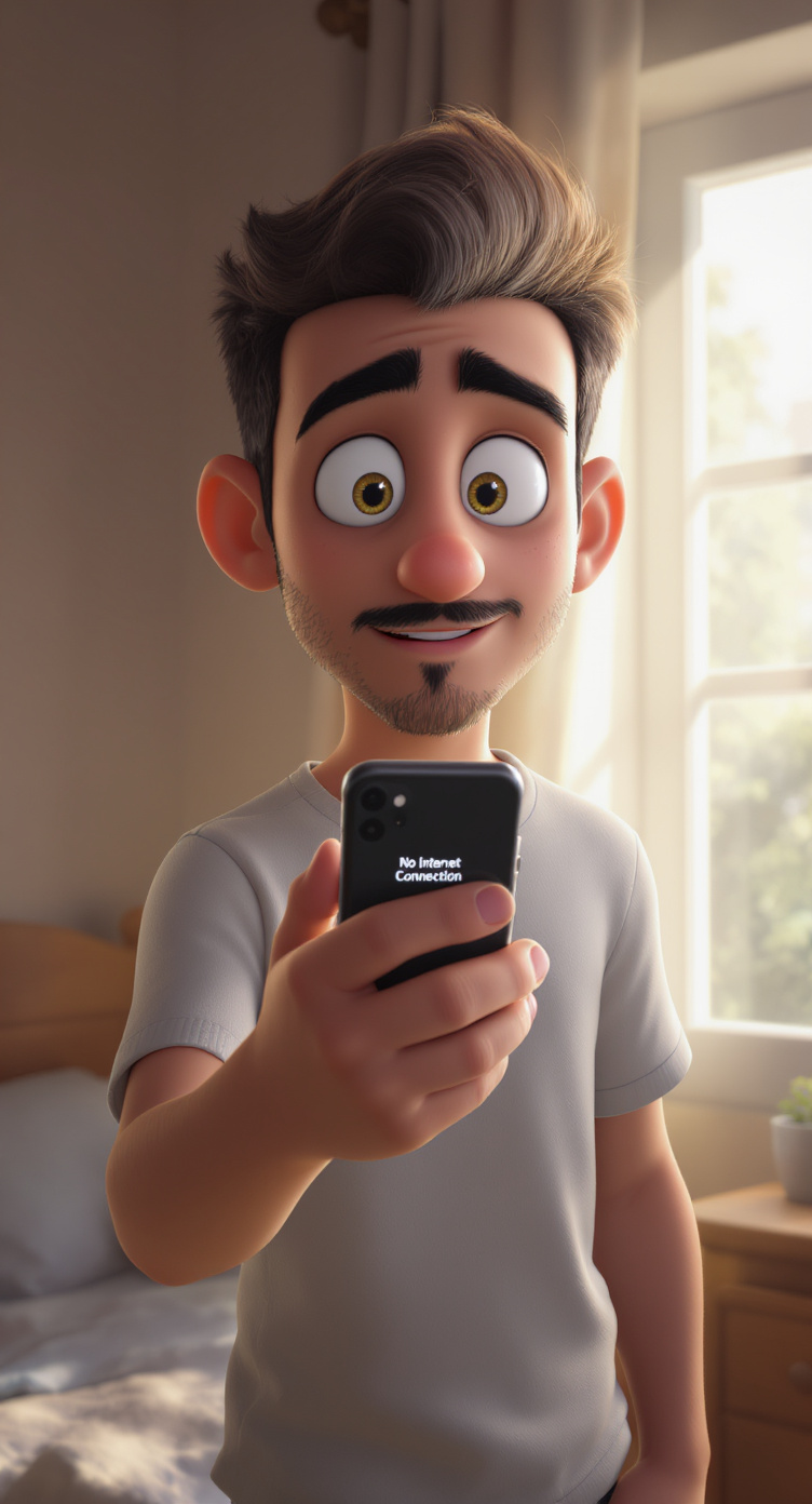 Flux Kontext prompt: 3D cartoon character, Arab young ma...