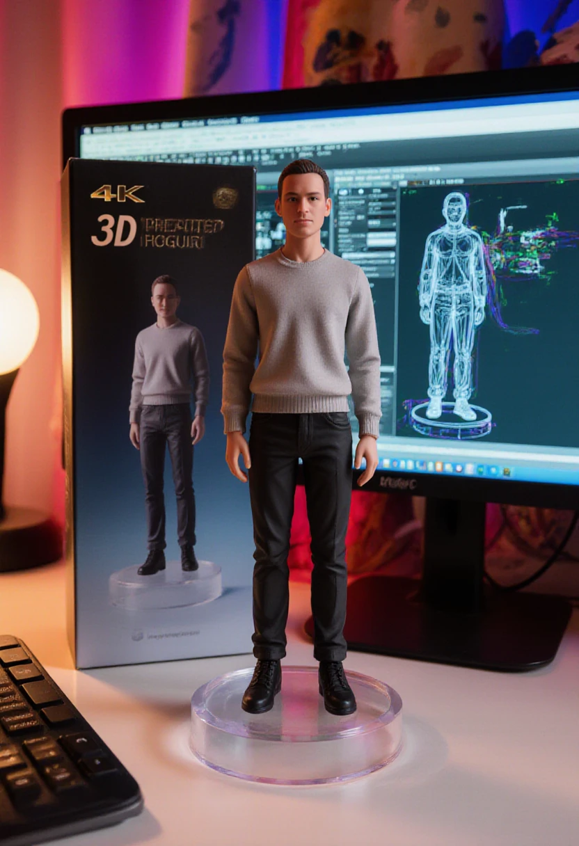 FLUX prompt: Transforming the photographed person into a ...