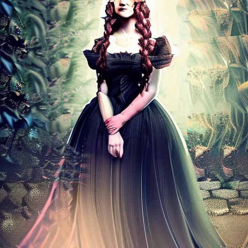 Stable Diffusion prompt: beautiful young adult woman in v...