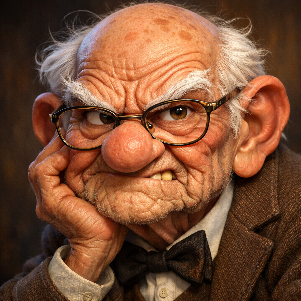 ChatGPT Image prompt: Expressive caricature in pixar styl...
