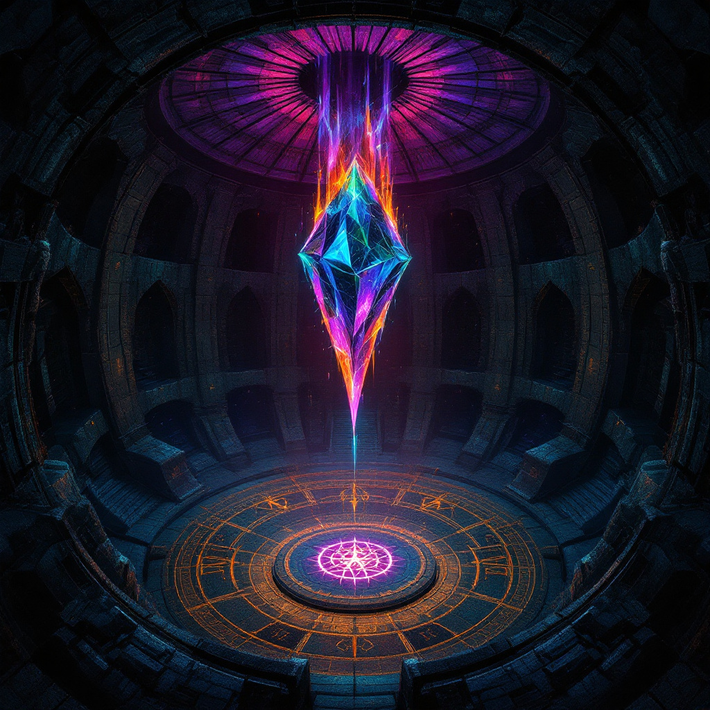 FLUX prompt: create a 2D map of the interInner Sanctum.