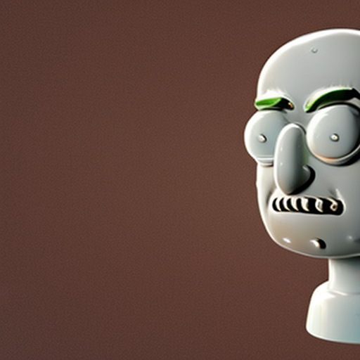 Stable Diffusion prompt: A white marble sculpture bust of...